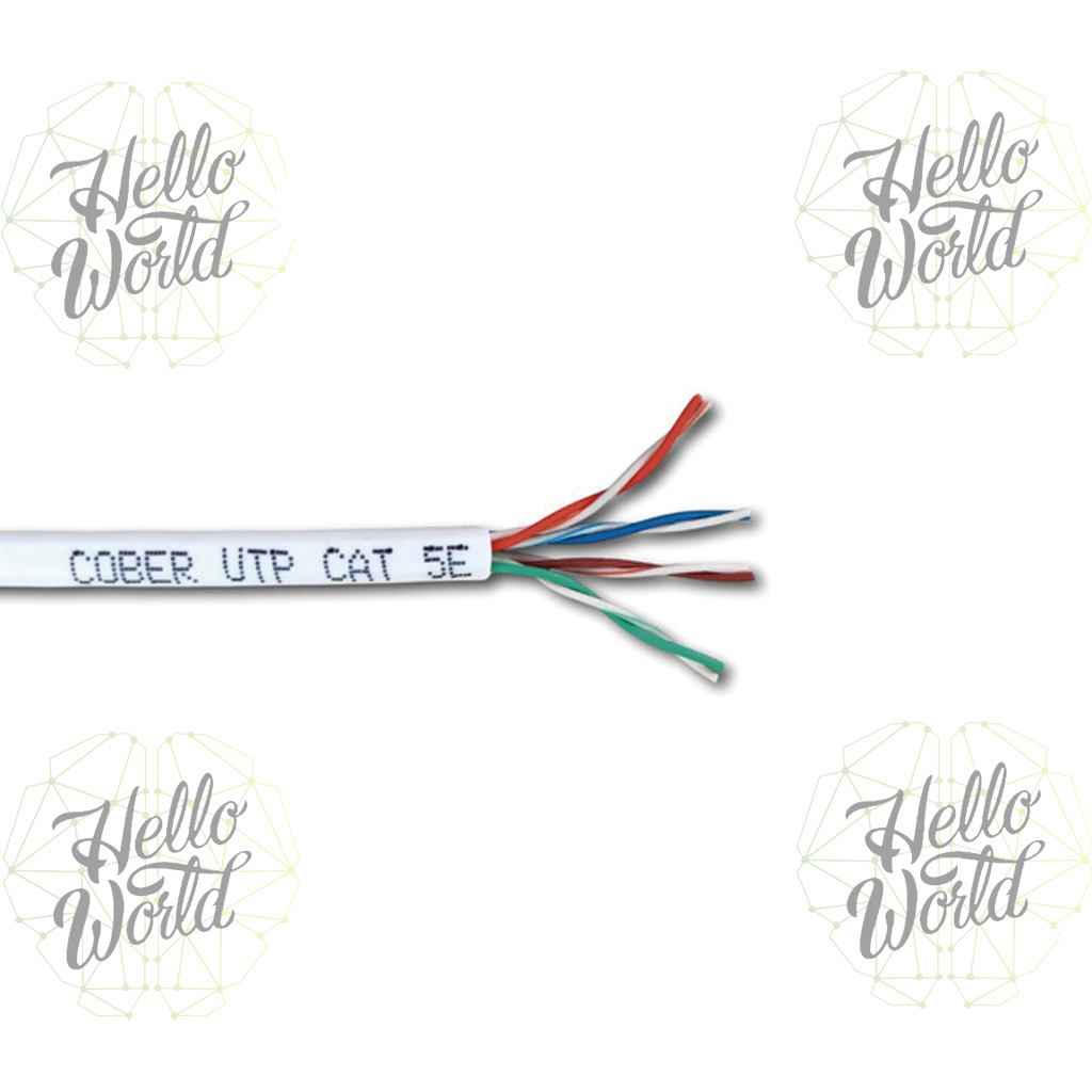 Metro de cable UTP CAT 5E – Hello World