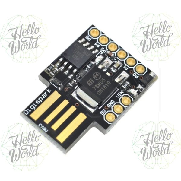 Attiny85 con módulo USB – Hello World Electronics