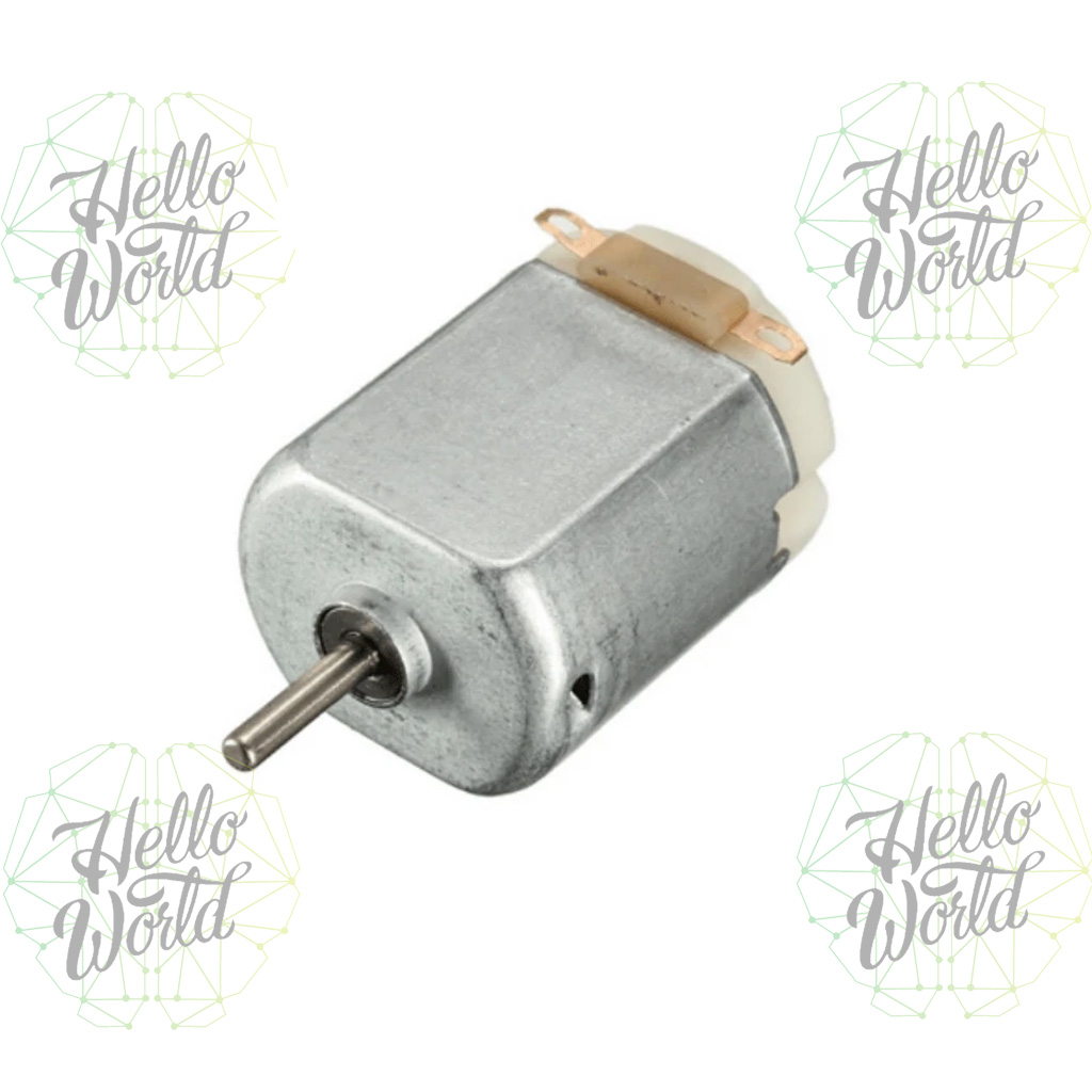 Motor rectangular de DC 3-9V – Hello World Electronics