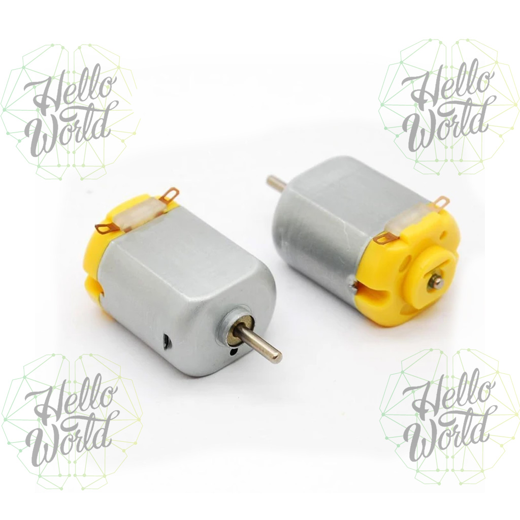 Motor rectangular de DC 3-9V – Hello World Electronics