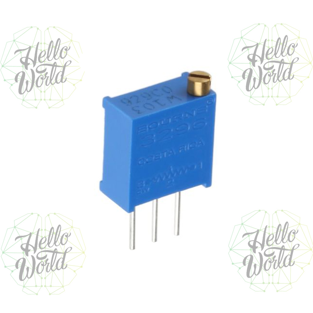 Trimpot 3296 vertical 10k – Hello World Electronics