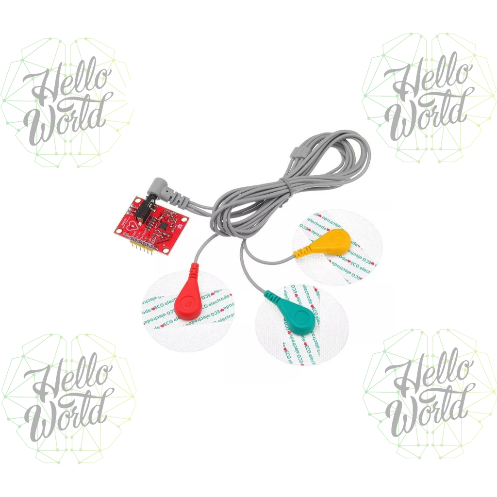 AD8232 ECG Módulo monitor de pulso cardiaco – Hello World Electronics