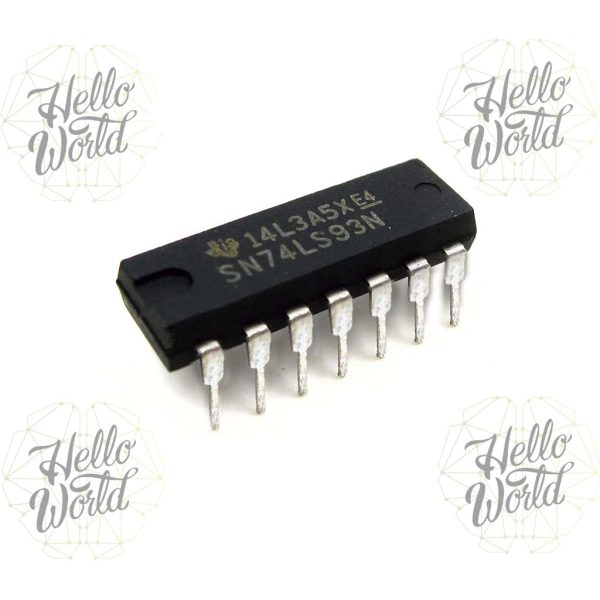 74LS93 Contador Binario por Década de 4-Bit – Hello World Electronics