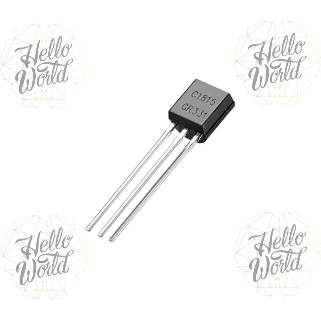 Transistor C1815 NPN 50V 0.15A – Hello World Electronics