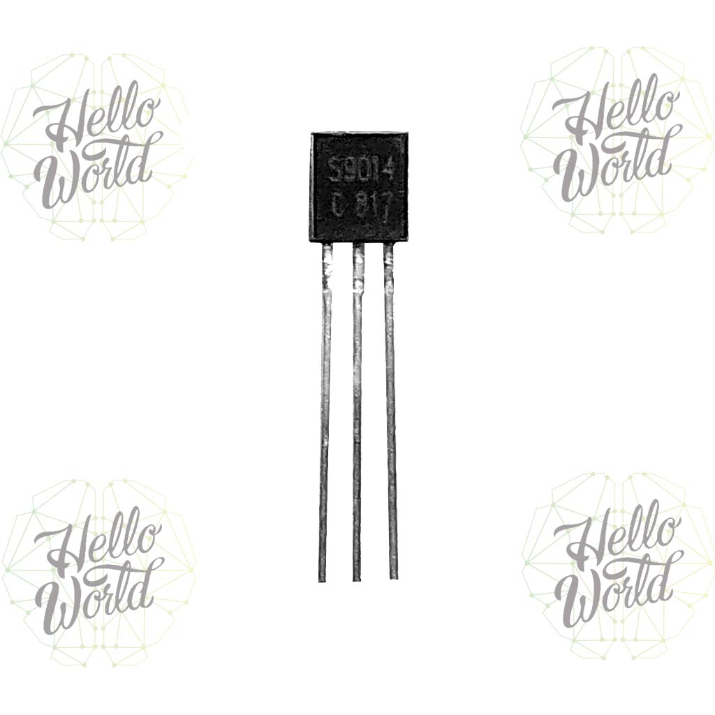 Transistor S9014 NPN 40V 0.15A – Hello World Electronics