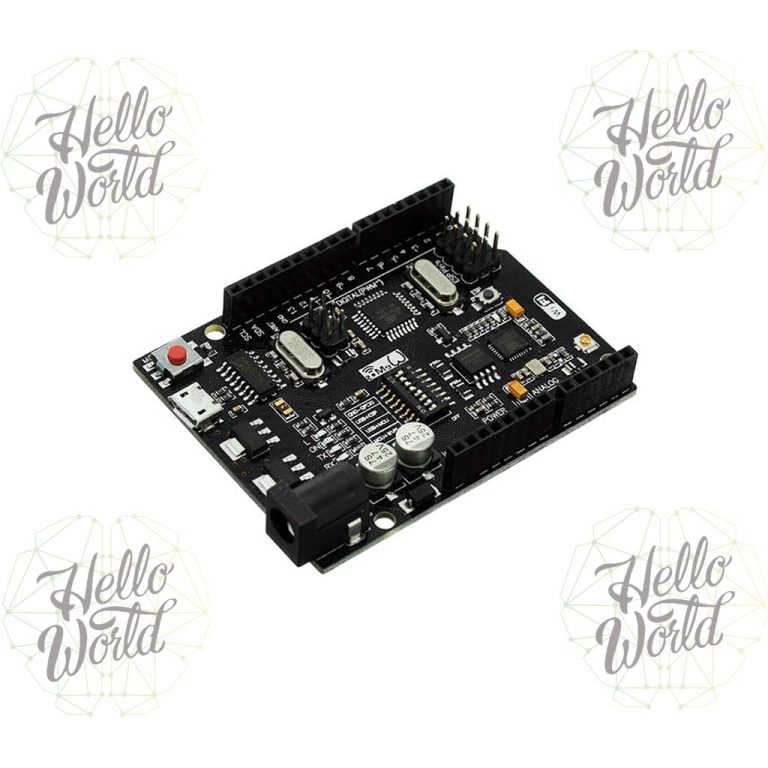 Placa de desarrollo arduino UNO R3 Wifi – Hello World Electronics